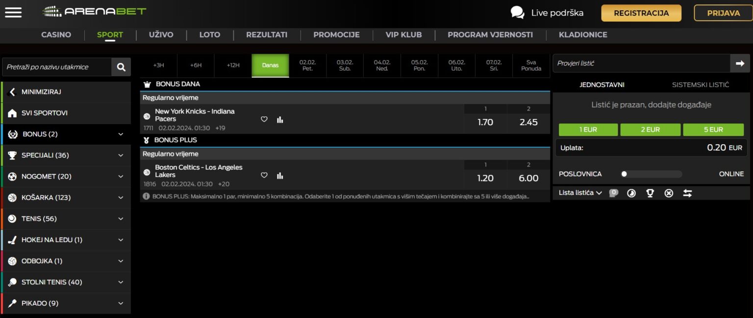 Arena Bet kladionica – naša iskustva u 2025.