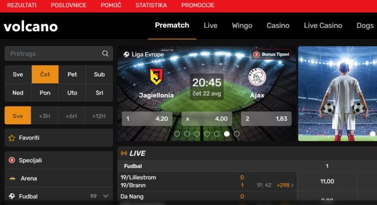 Volcano Bet kladionica iskustva 2025 › Je li Volcano bet prijevara?