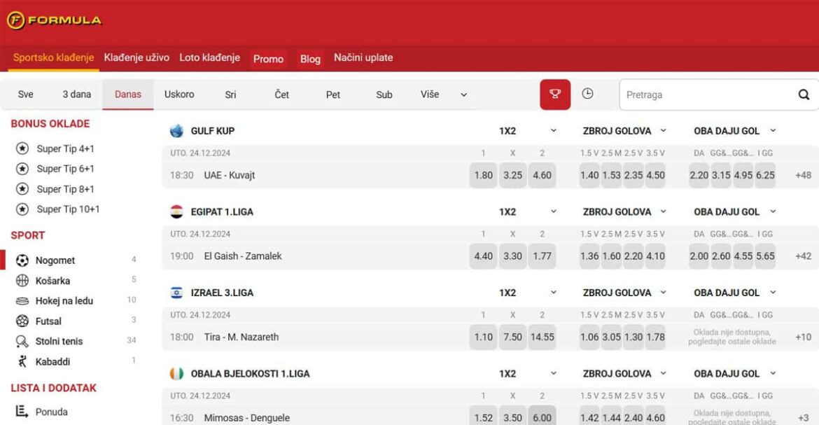 Formula Kladionica iskustva 2025 Formula kladionica recenzija